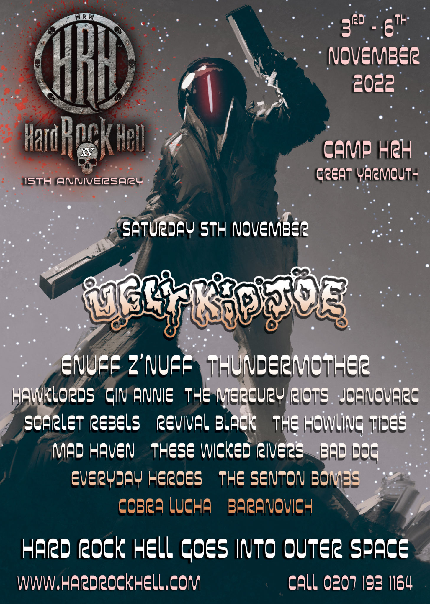 Saturday Line-Up – HRH Hard Rock Hell