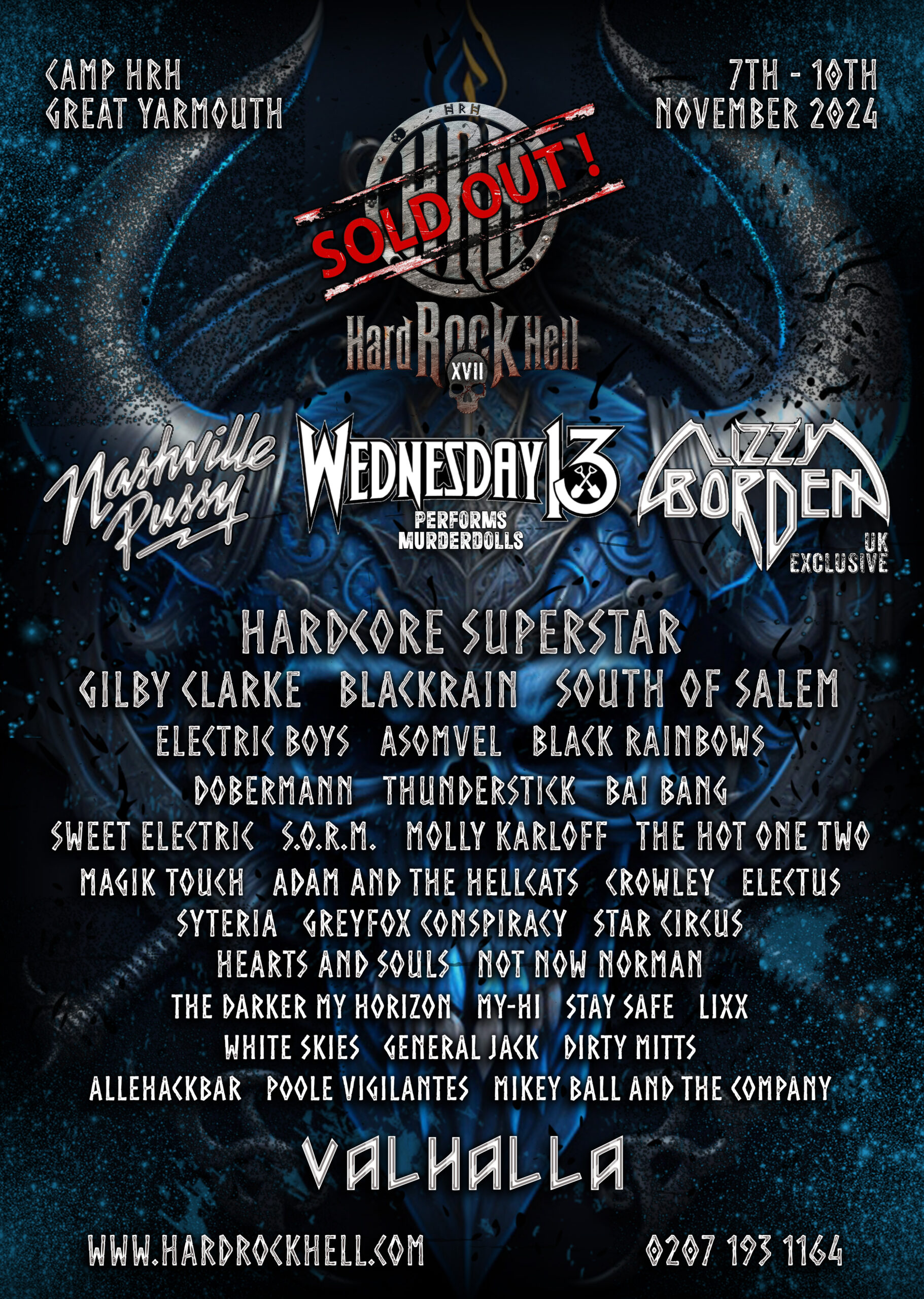 Line-up – HRH Hard Rock Hell